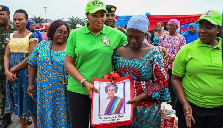 DEPOWA President Launches Palliative Distribution to Widows